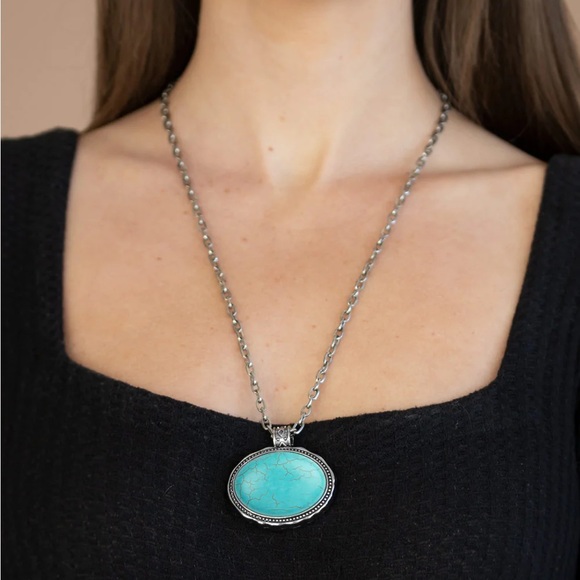 paparazzi | Jewelry | 525 Sedimentary Colors Blue Necklace | Poshmark